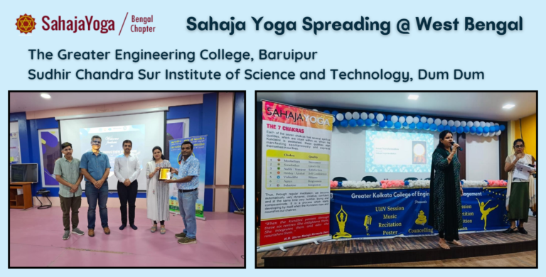 Spreading Sahaja Yoga – Sahaja Yoga Bengal Chapter